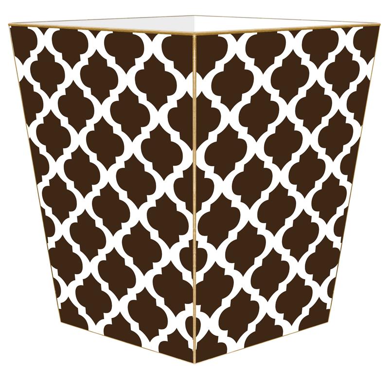 WB2902 - Chelsea Grande Brown Wastepaper Basket – Marye_Kelley