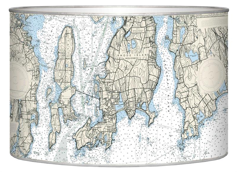 LB1709-Newport Nautical Chart Letter Box – Marye_Kelley